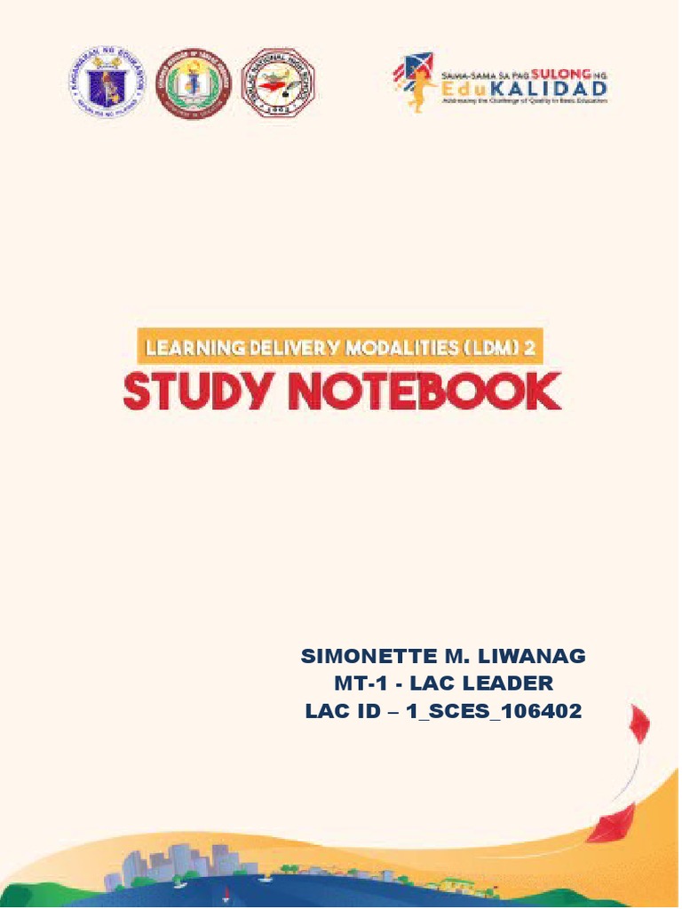 SCES LDM2 Study-Notebook | PDF | Educational Assessment | Human Nature