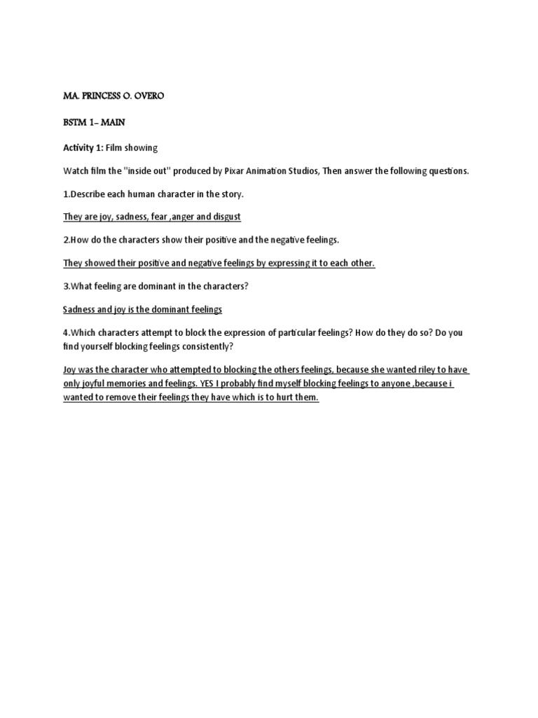 Self Activity1 and 2 | PDF