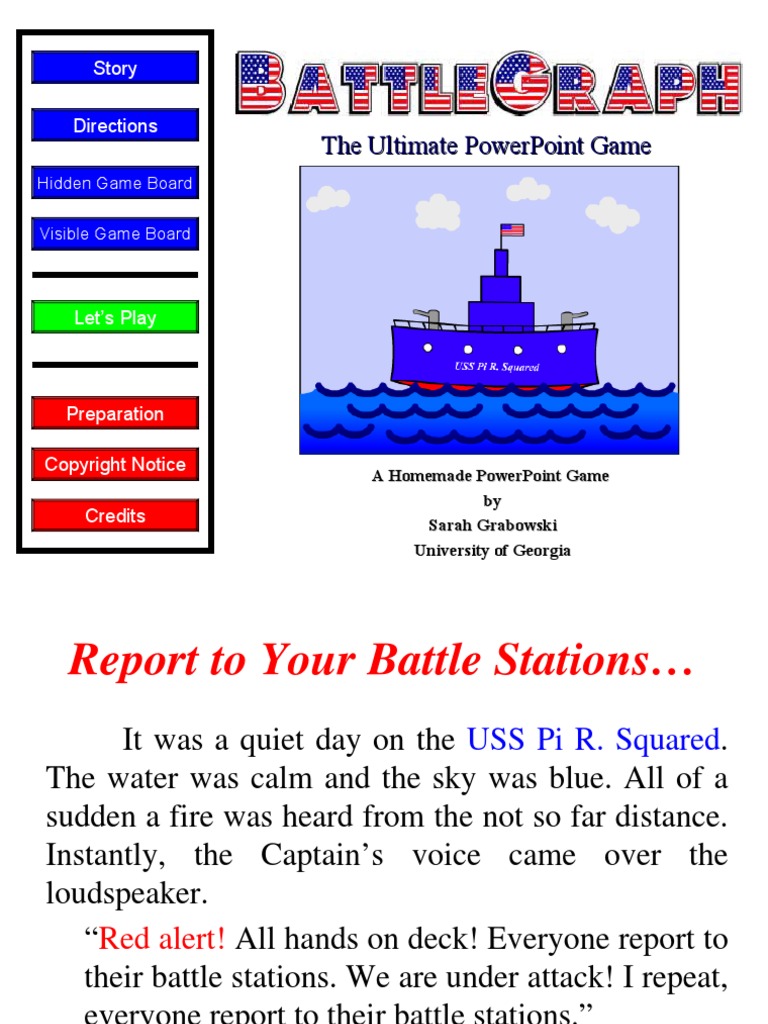 The Ultimate Powerpoint Game | PDF | Battleship | Cruiser