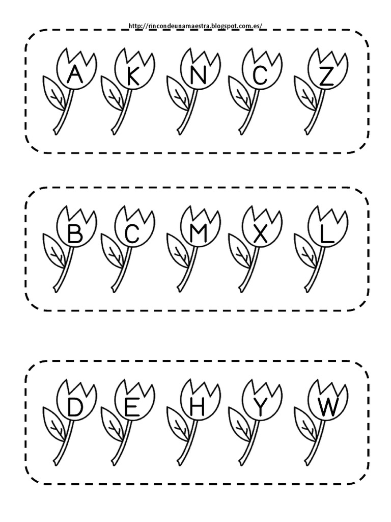 Bingo Del Abecedario | PDF