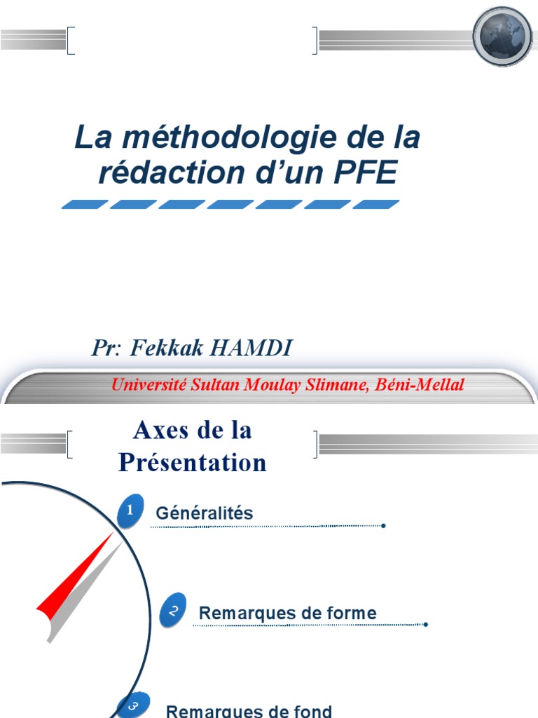 Methodologie PFE. PR HAMDI | PDF | Empirisme | Induction (logique)