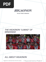 The Higaonon Tribe of Bukidnon | PDF | Wedding | Weaving