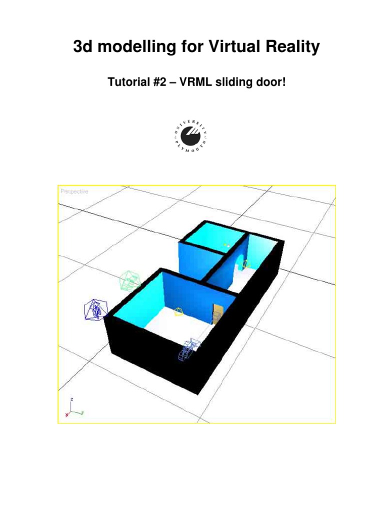 3d Modelling For Virtual Reality: Tutorial #2 - VRML Sliding Door! | PDF | Autodesk 3ds Max ...