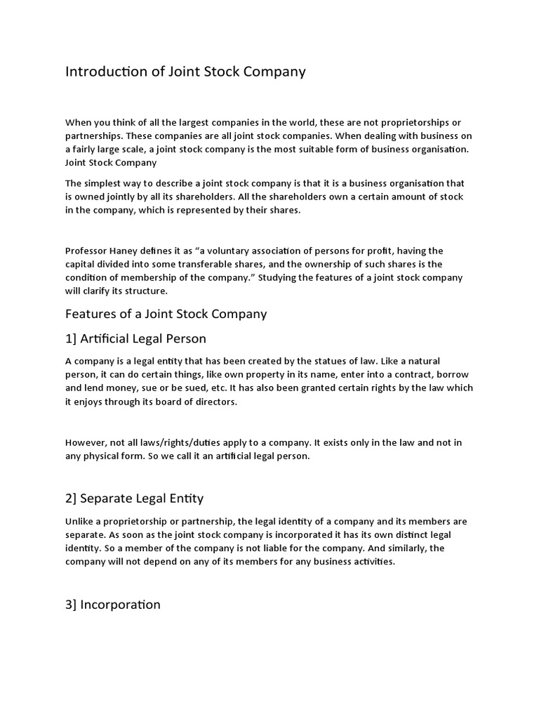 INTRODUCTION TO BUSINESS Assignment | PDF | Swot Analysis | Joint Stock ...