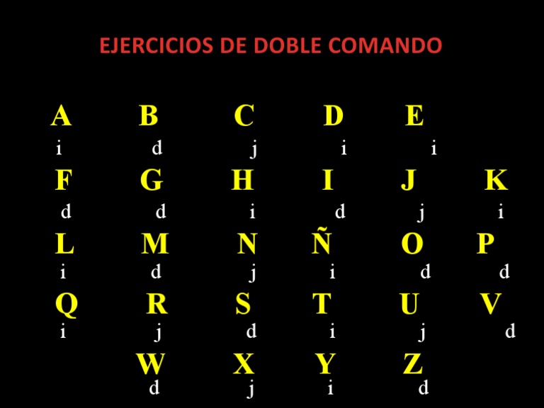Ejercicios de Doble Comando | PDF