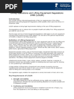 SOP 10 - Safe Lifting Operations PDF | PDF | Elevator | Crane (Machine)