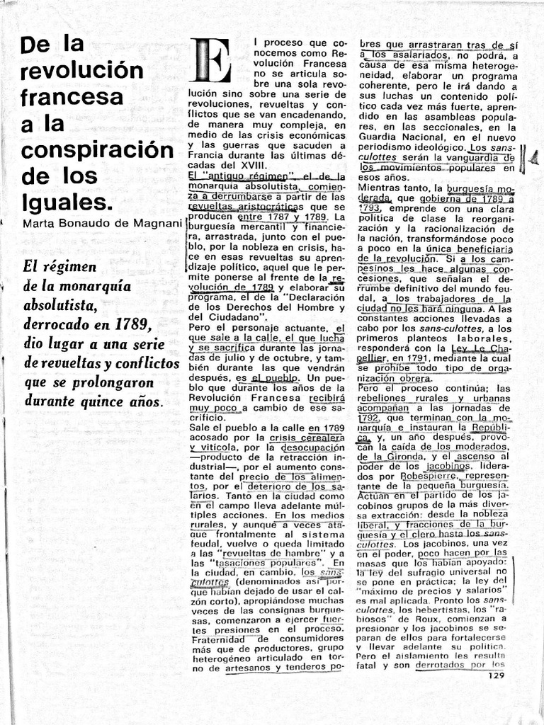Bonaudo - Revolución Francesa | PDF