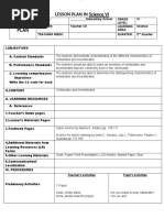 Science Melcs Grade 6 | PDF | Earth | Learning