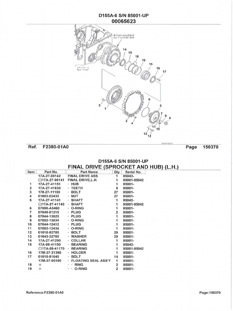 Final Drive D155-6-06022014 | PDF