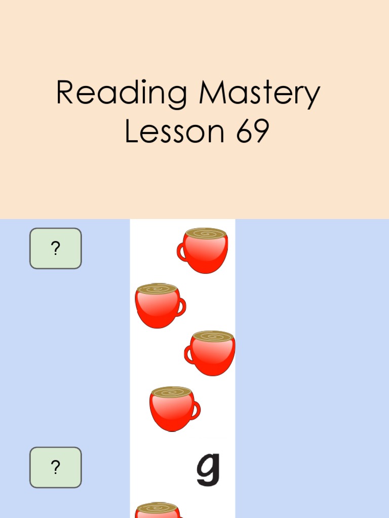 Reading Mastery Lesson 69 | PDF