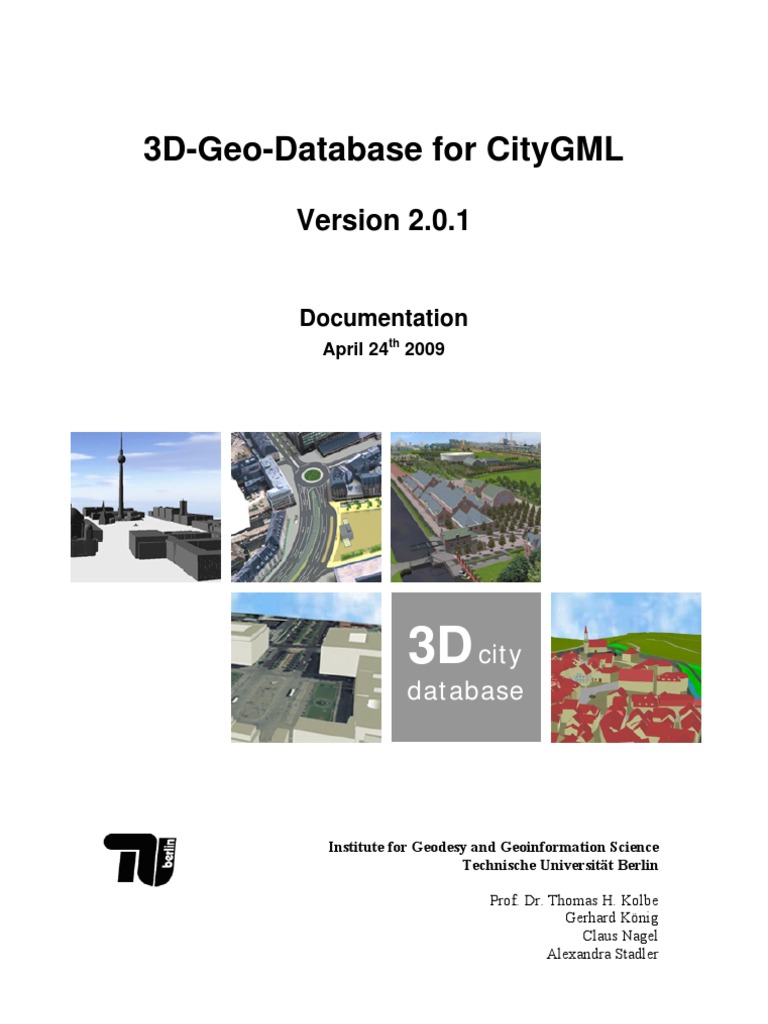 2009 3dcitydb Documentation V2 0 Pdf