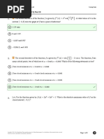 AP Calculus BC 2013 Practice Exam | PDF | Function (Mathematics) | Tangent