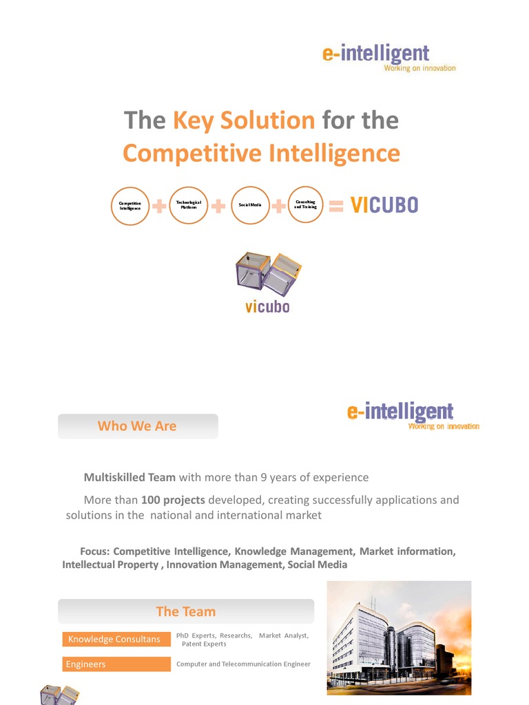 Vicubo Key Solution For Competitive Intelligence | PDF | Competition | Marketing