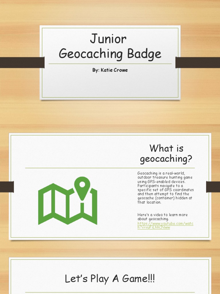 Girl Scouts Geocaching Badge | PDF