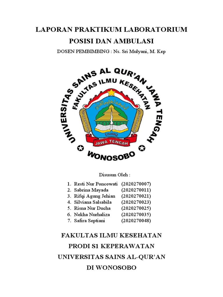 Posisi Dan Ambulasi (Kel. 3) | PDF | Pengembangan Diri | Sains & Matematika