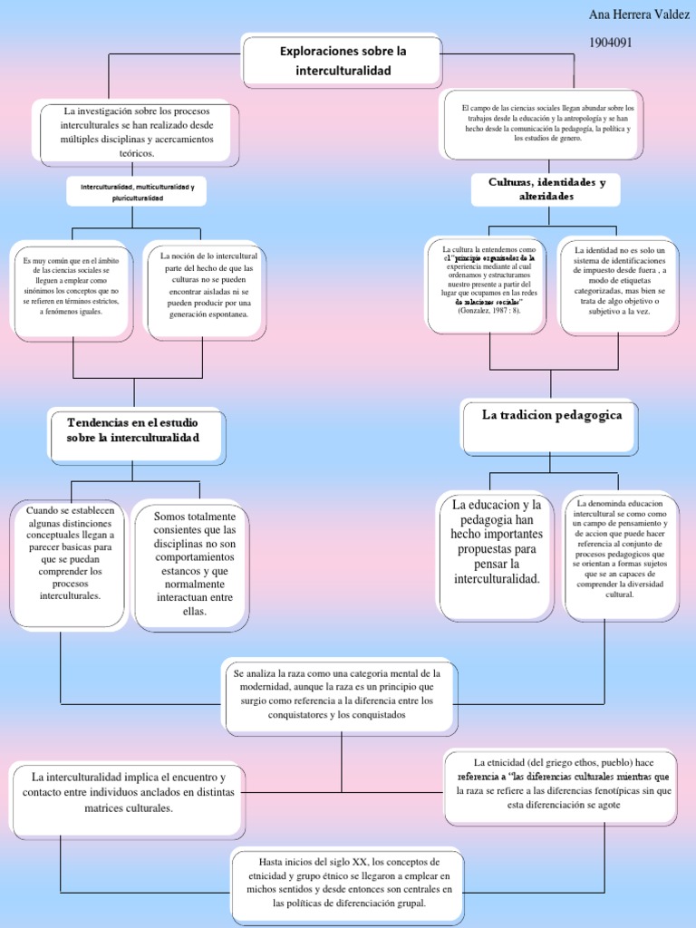 Mapa Conceptual (Rizo Garcia) | PDF | Interculturalidad | Raza (categorización humana)