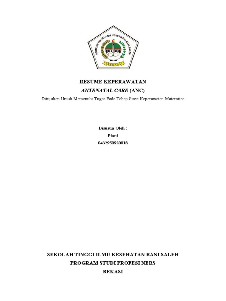 Resume ANC, PP, BBL Piani | PDF