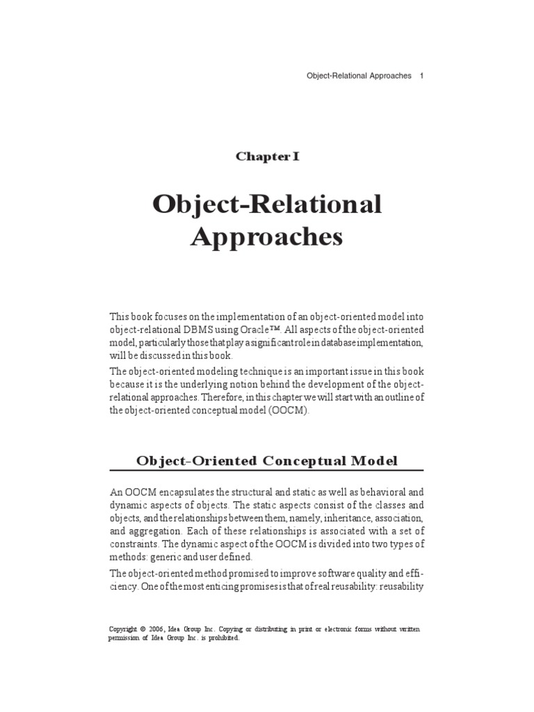 03 Object Oriented Oracle Pdf Method Computer Programming Inheritance Object Oriented