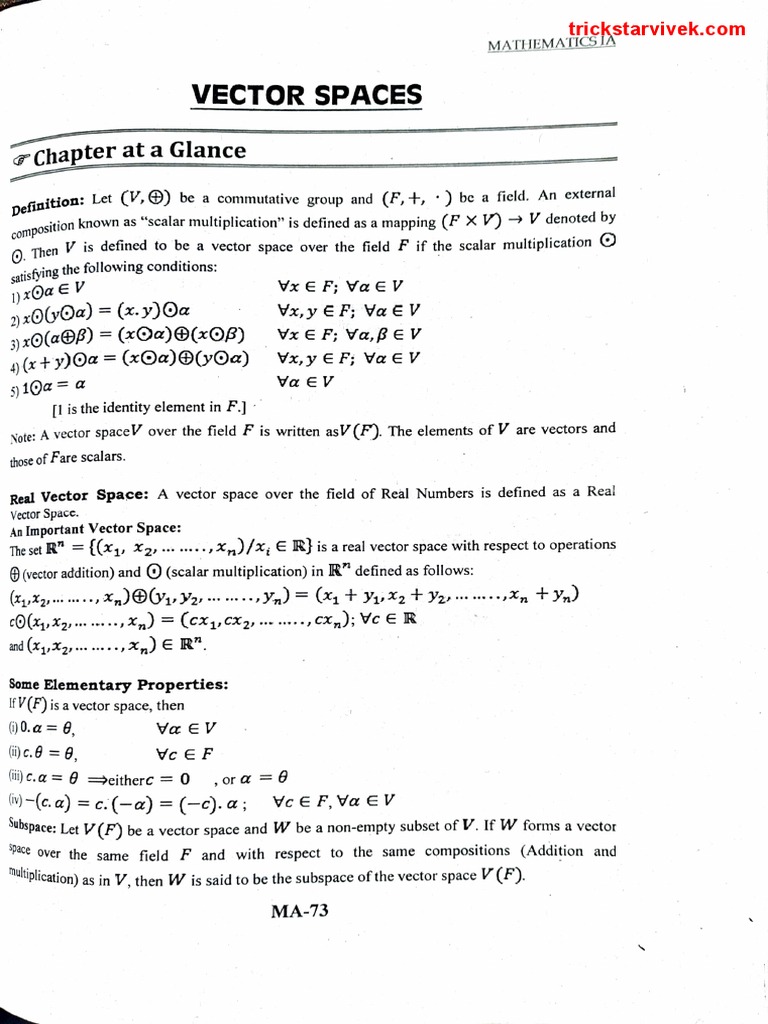 Vector Spaces: Fchapter Be (F, T,) | PDF | Linear Map | Basis (Linear Algebra)