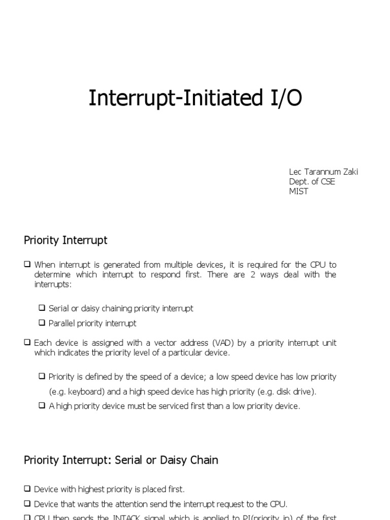 Interrupts Peripheral Computer Connections Pdf