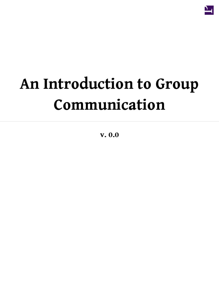 An Introduction To Group Communication | PDF | Communication | Leadership