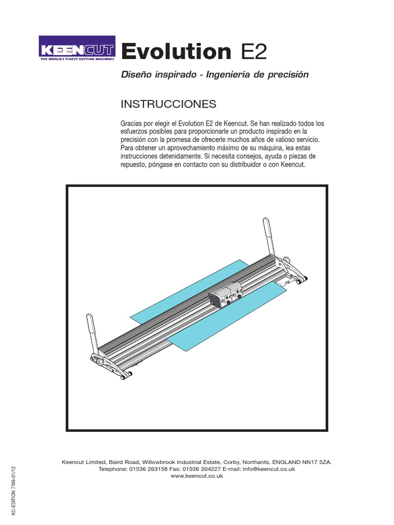 Manual de Uso Keencut | PDF | Tornillo | Materiales