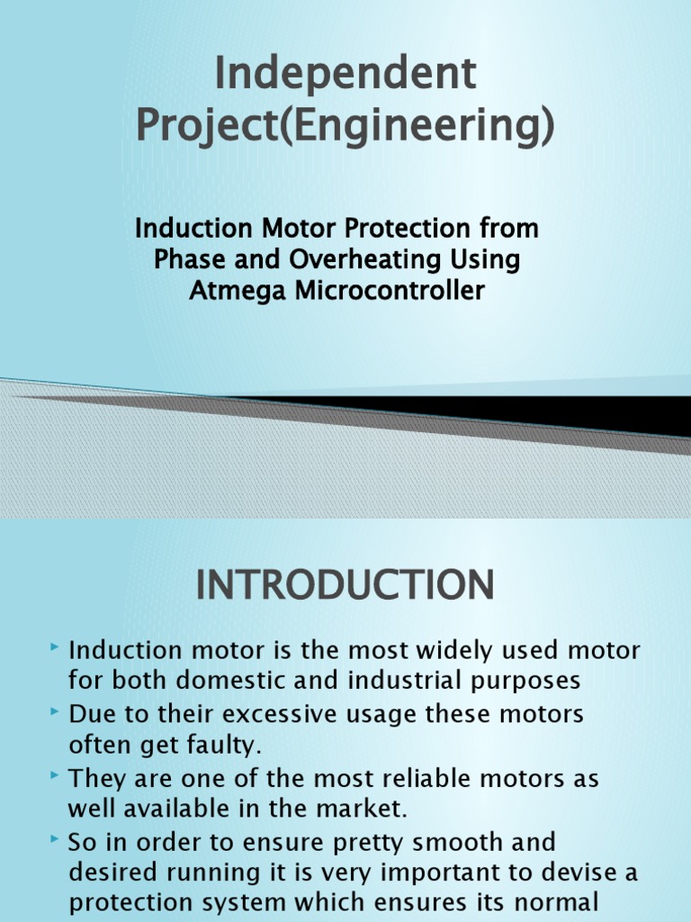 Independent Project (Engineering) : Induction Motor Protection From ...