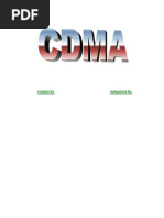 Basics of TDMA, FDMA and CDMA PDF | PDF | Code Division Multiple Access | Multiplexing