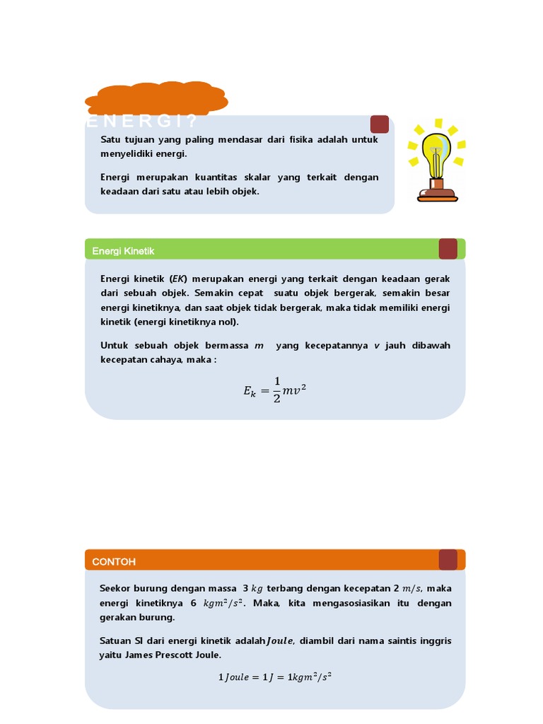 Energi Kinetik | PDF