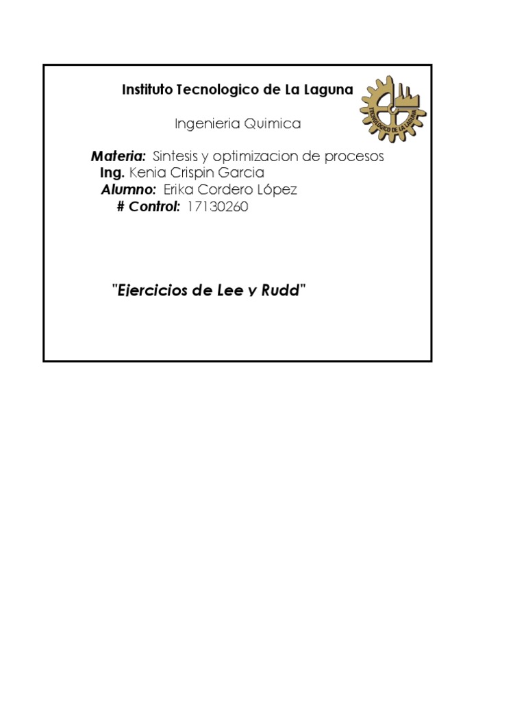Ejercicio Lee y Rudd | PDF | Procesos de negocio | Ingeniería