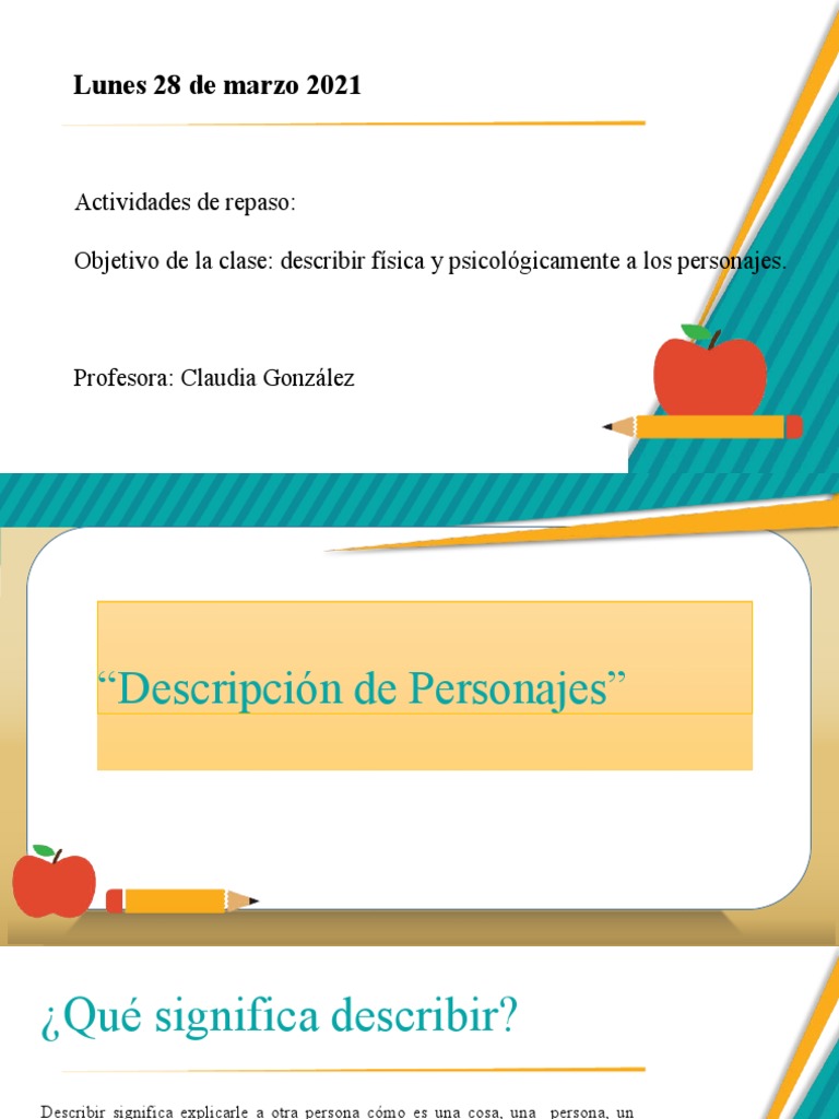 Caracteristicas de Los Personajes | PDF | Narrativa | Leyendas