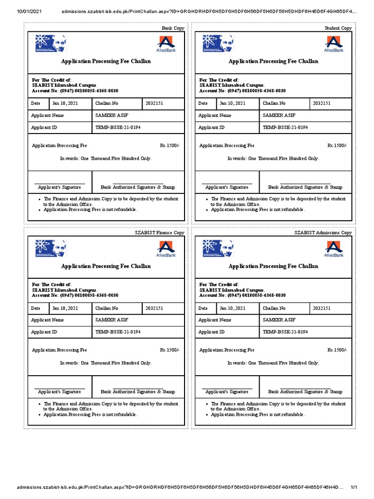 Print Challan | PDF | Service Industries | Trade