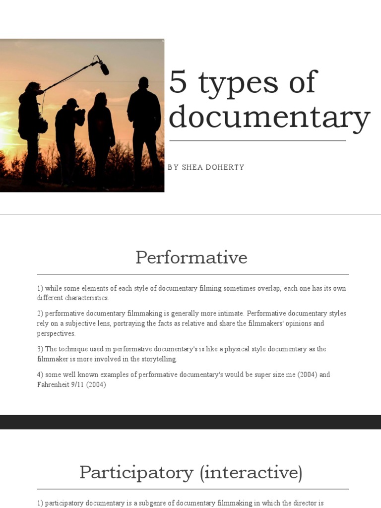 Documentarys | PDF | Documentary Film | Narration