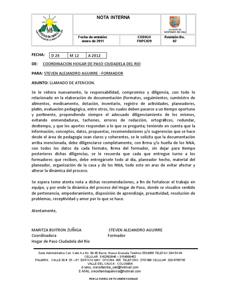 Nota - Interna Steven Alejandro Aguirre | PDF | Business | Science