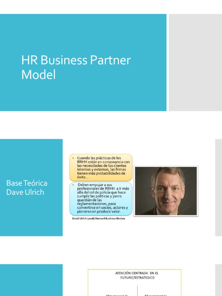 HR Business Partner Model | PDF | Planificación | Business