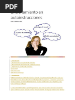 Entrenmiento de Autoinstrucciones | PDF | Desorden obsesivo compulsivo | Terapia de conducta ...
