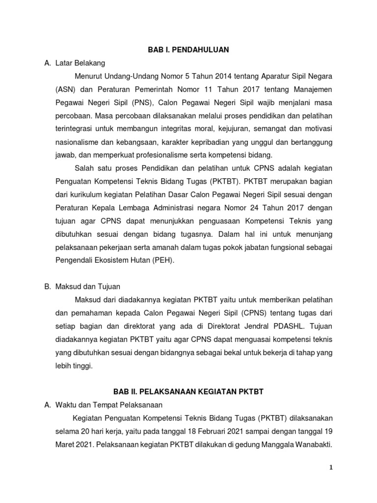 5 Laporan PKTBT | PDF