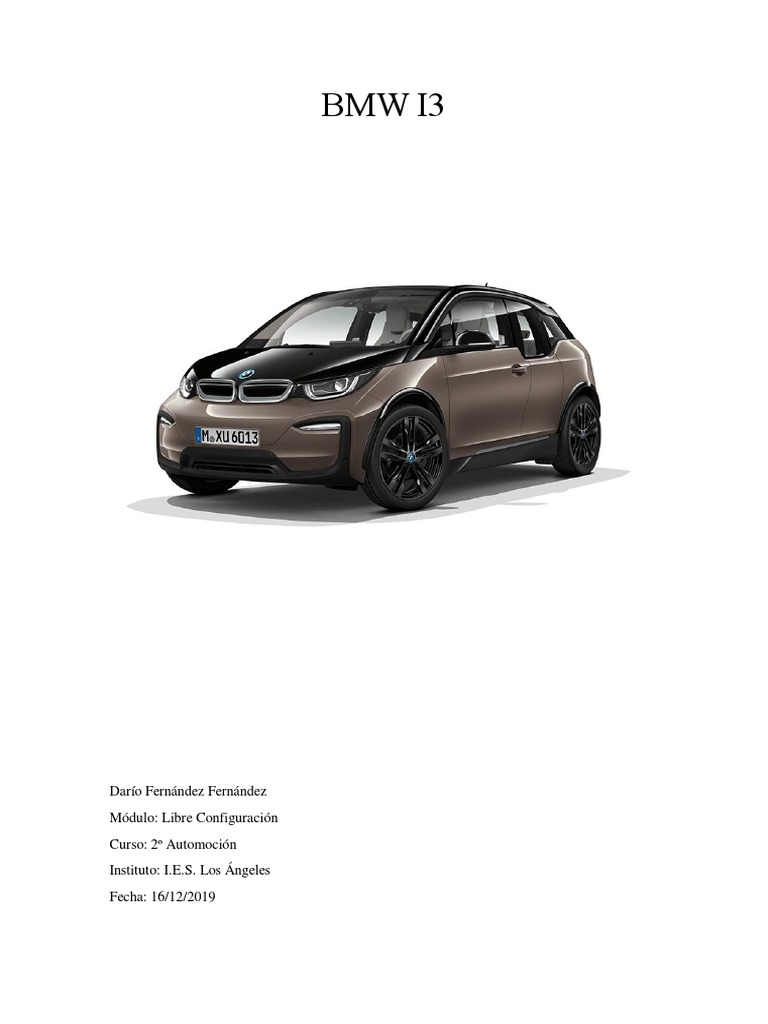 BMW I3 | PDF | BMW | Transmisión (Mecánica)