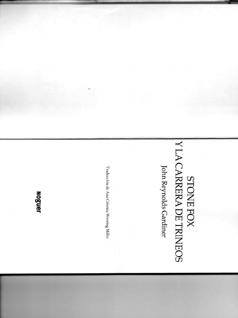 Libro Stone Fox y La Carrera de Los Trineos. | PDF