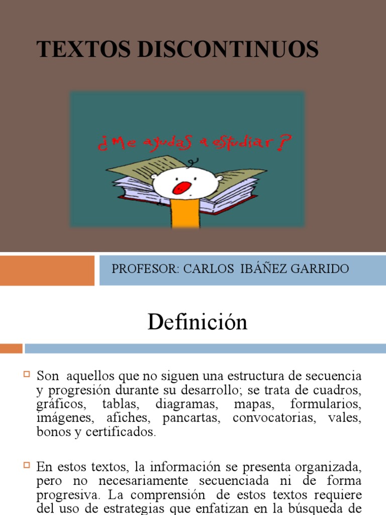 Textos Discontinuos | PDF | Mapa | Información