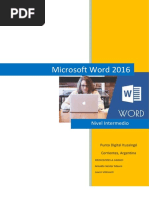 Manual de Microsoft Word 2016 | PDF | Microsoft Word | Informática