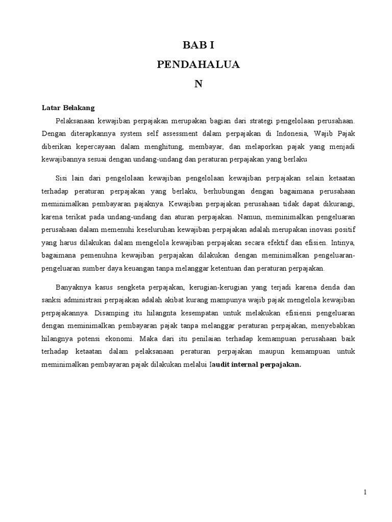 Bab 9 Audit Perpajakan | PDF