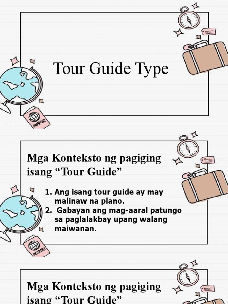 Tour Guide Type | PDF