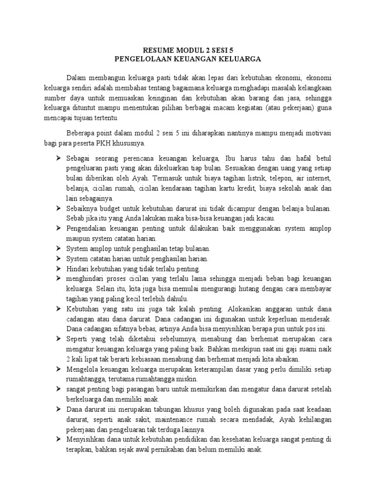 Resume Modul 2 Sesi 5 | PDF
