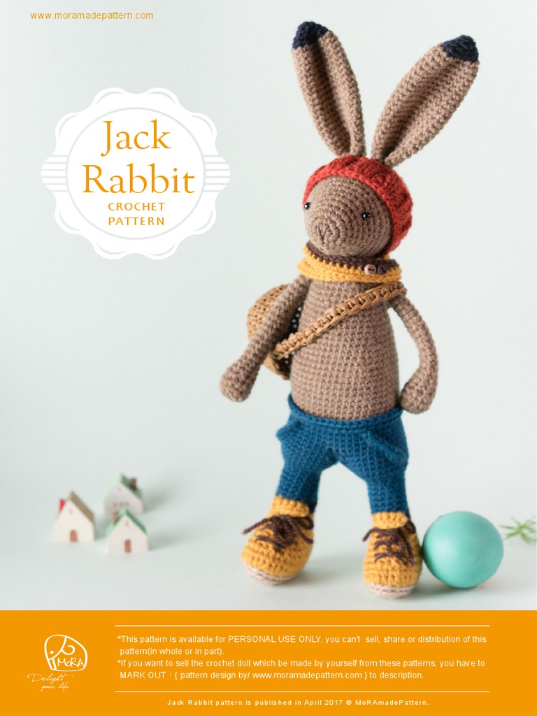Jack Rabbit: Crochet Pattern | PDF | Crochet | Knitting