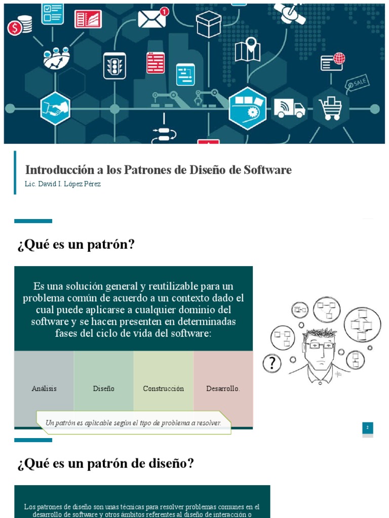 Introducción A Los Patrones de Diseño de Software | PDF | Patrón de ...