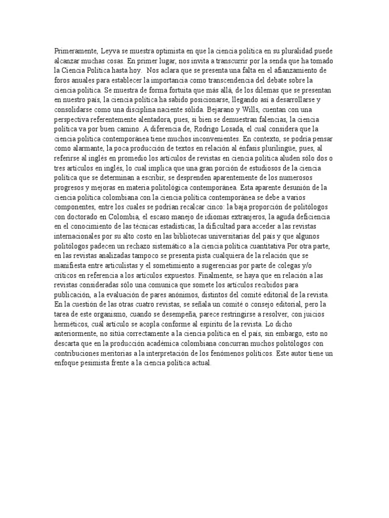 Cipol | PDF | Ciencias Políticas | Science