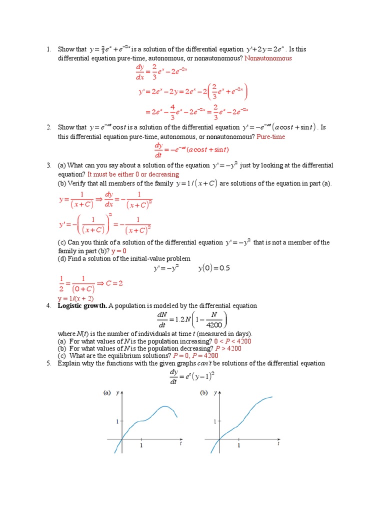 Calculus 5 | PDF | Solvation | Equations