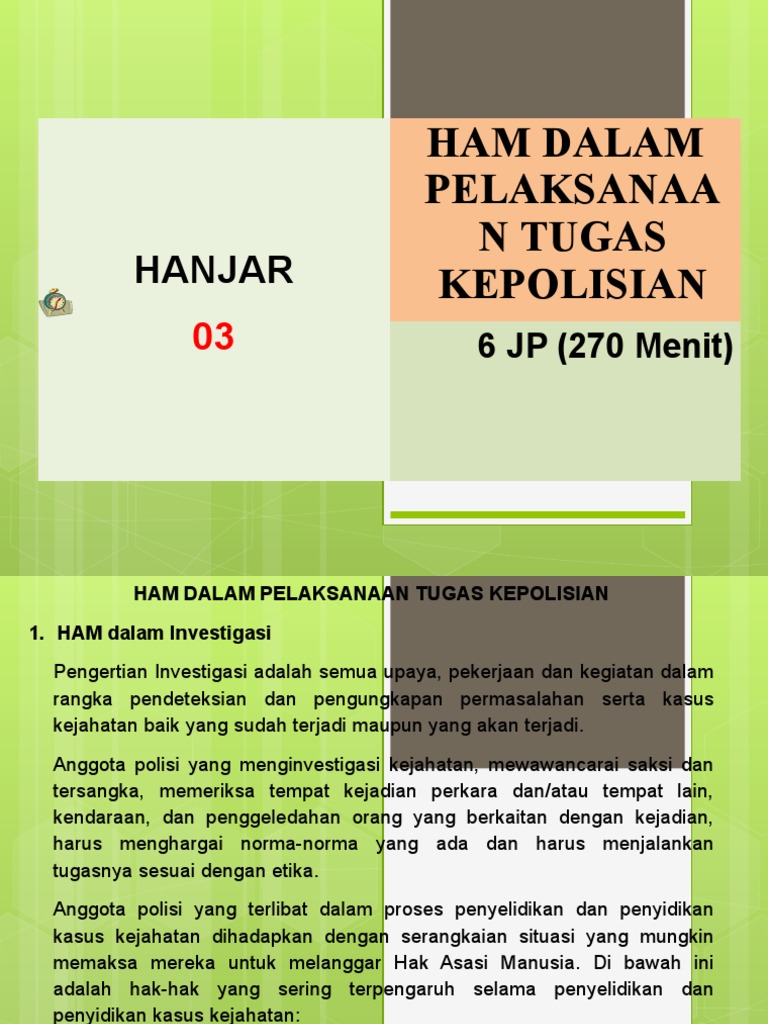 Hanjar Ham Modul 3 | PDF