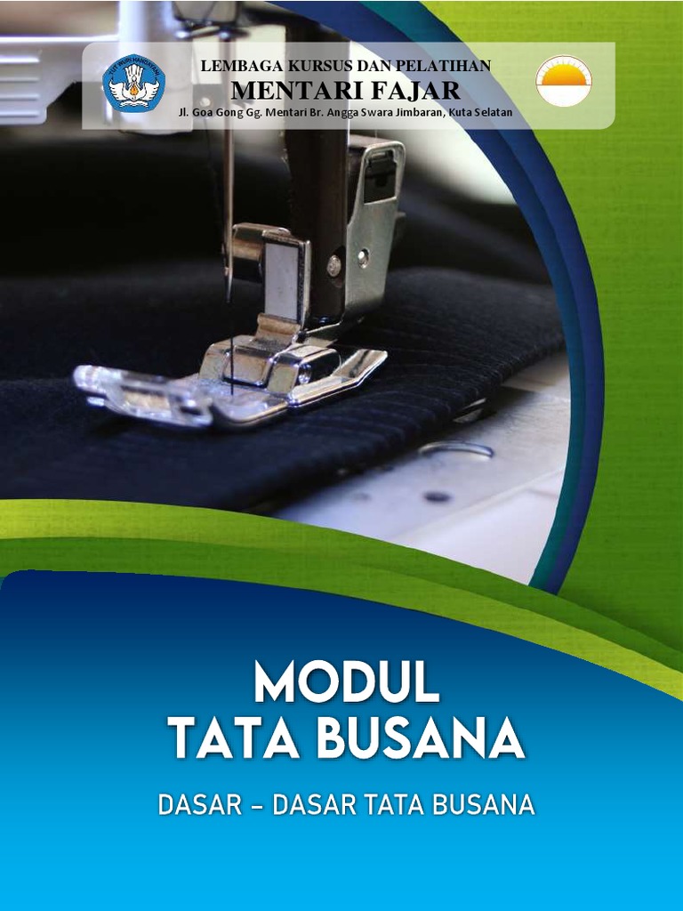 Modul Tata Busana - Dasar Dasar Busana | PDF